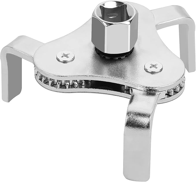 WYNNsky Universal 3 Jaw Adjustable Oil Filter Wrench, Fits Filter 2-1/8 ...