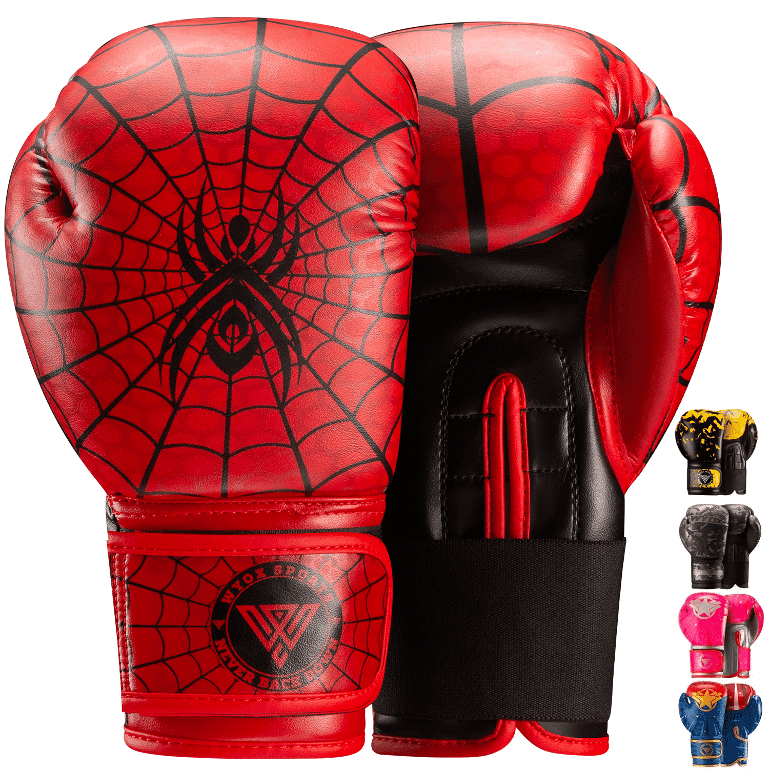 WYOX 4oz Kids Boxing Gloves – Spyder | Training, Punching Bag, Muay ...
