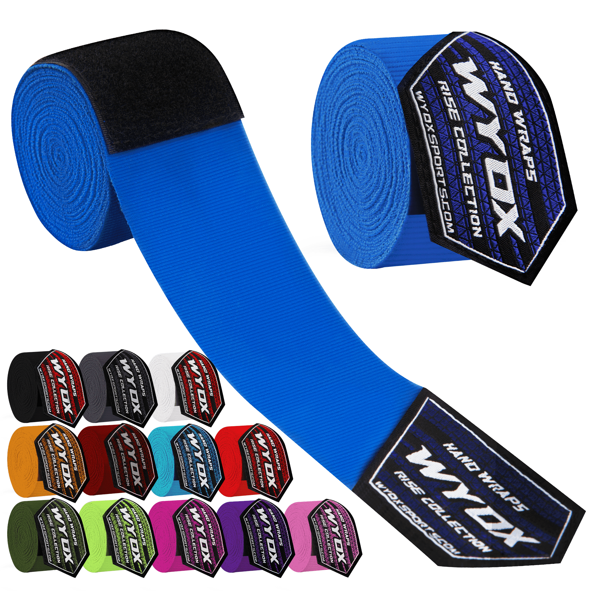 WYOX Boxing Hand Wraps 180-Inch – Elastic Bandage Wraps, Bandages ...