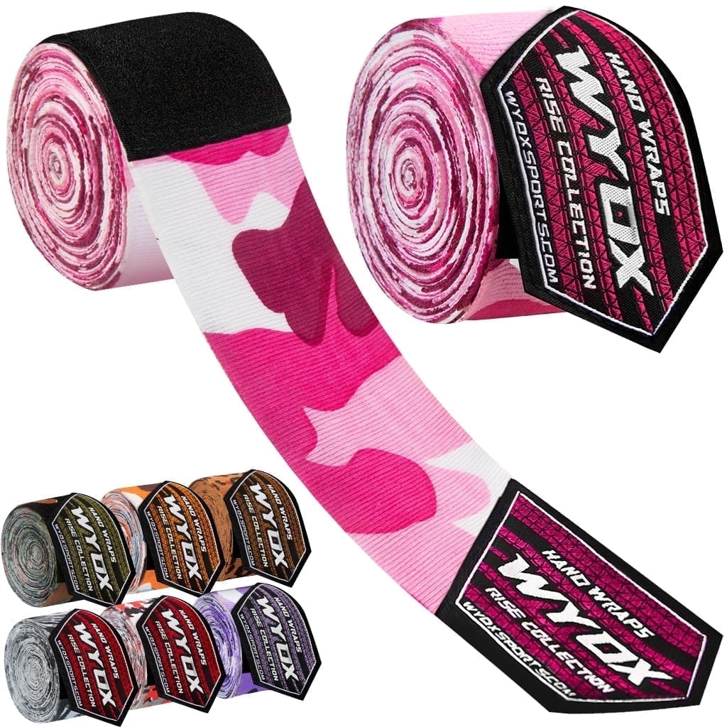 WYOX Boxing Hand Wraps 180-Inch – Elastic Bandage Wraps, Bandages ...