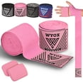 WYOX Boxing Hand Wraps with Knuckle Guards for Boxing and MMA - Pink ...