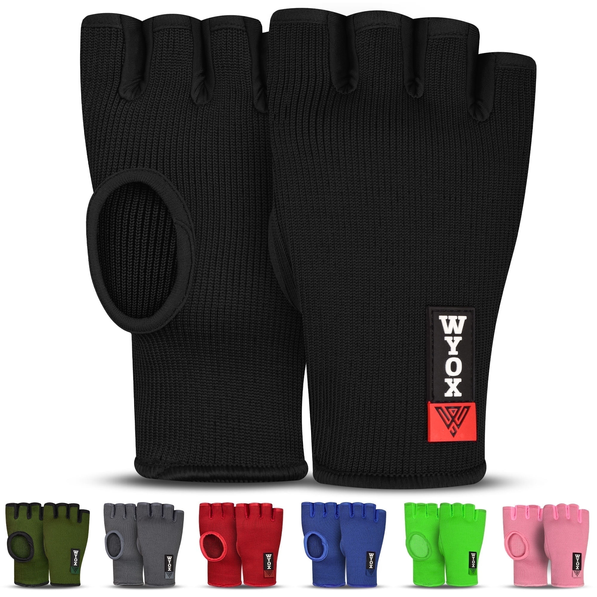 WYOX Quick Boxing Hand Wraps MMA Inner Gloves Wraps Compression Half ...