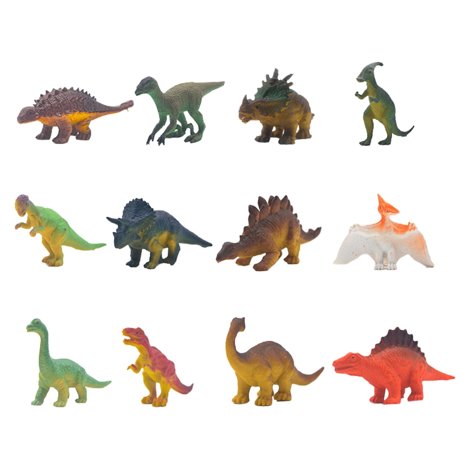 WYQLFSB 12Pcs Dinosaur Skeletons Assorted Dinosaur Skeleton Toy Figures ...