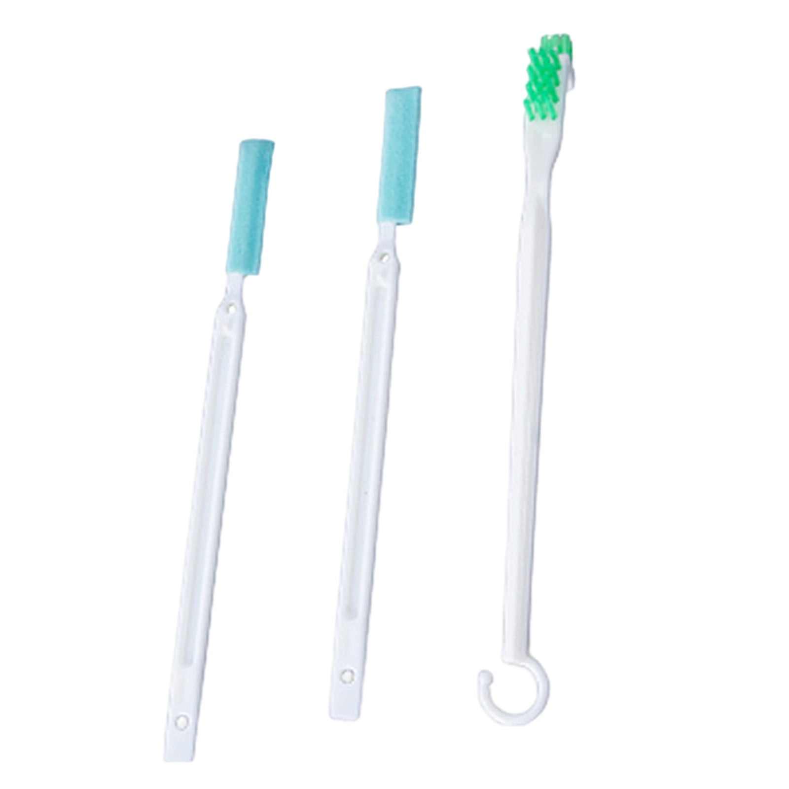 WYQLFSB 3 Piece Set Mini Bottle Brushes for Cleaning with Little Flat Detail Scrubbers Kitchen ...