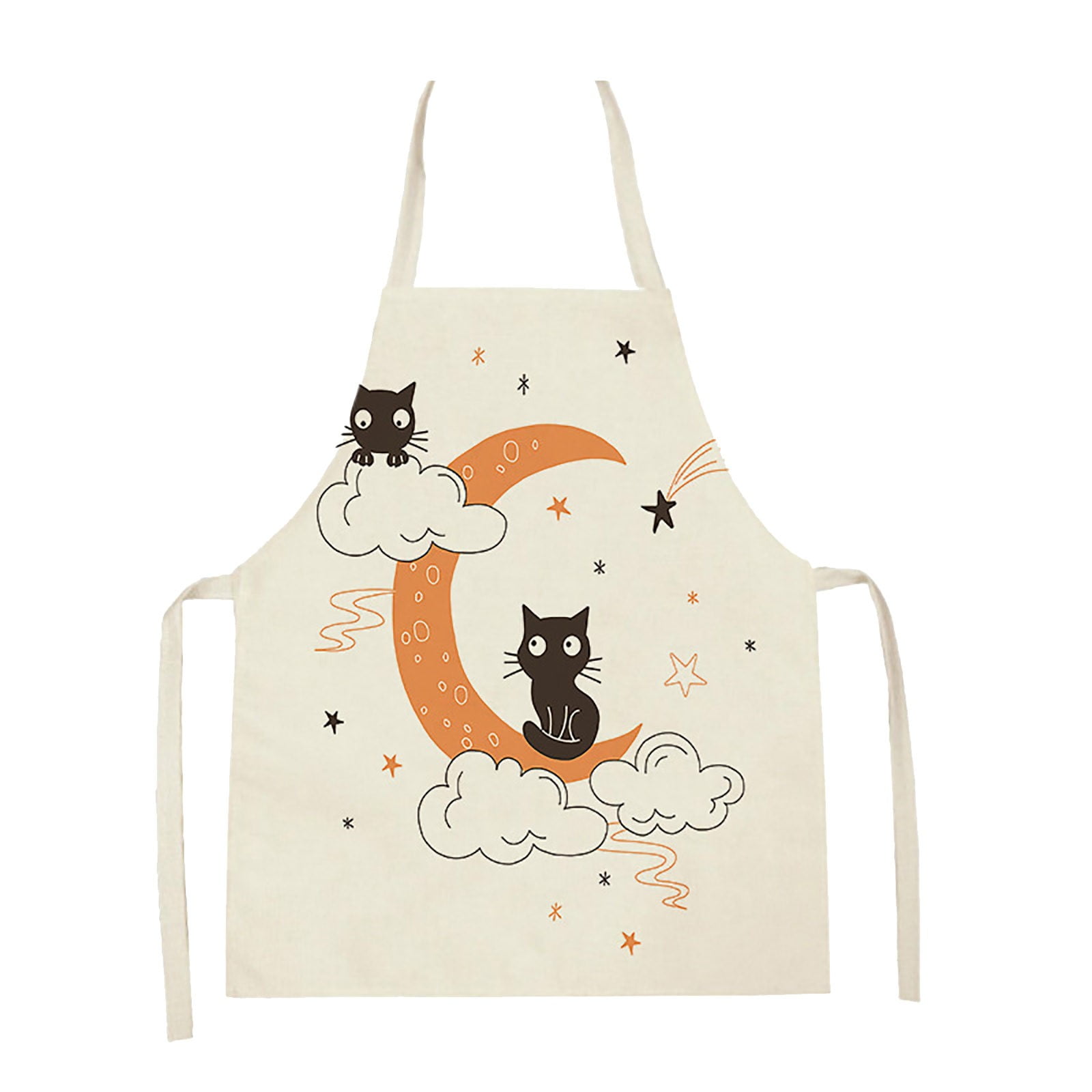 WYQLFSB Apron Women's Men's Apron Halloween Funny Pattern Design ...