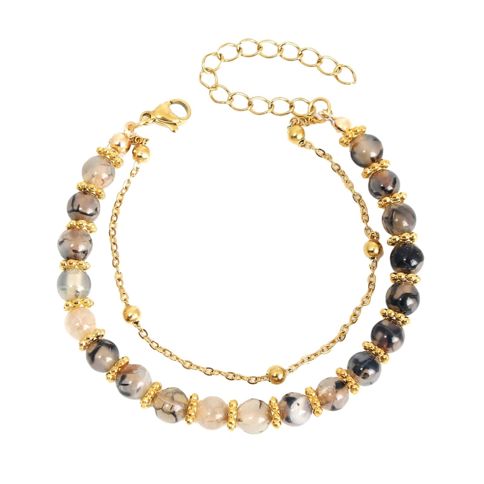 WYQLFSB Bracelets for Men and Women Healing Yoga Crystals Beaded ...