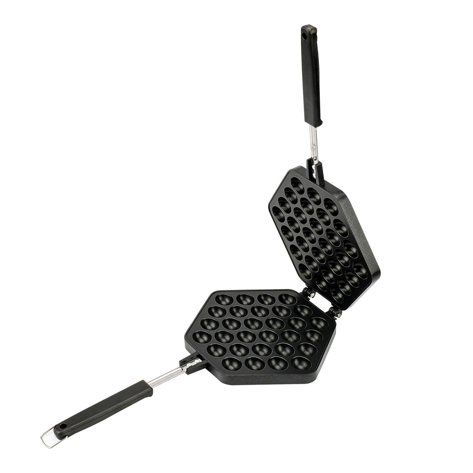 WYQLFSB Bubble Waffle Maker Pan Make Crispy Hong Kong Style Egg Waffle ...