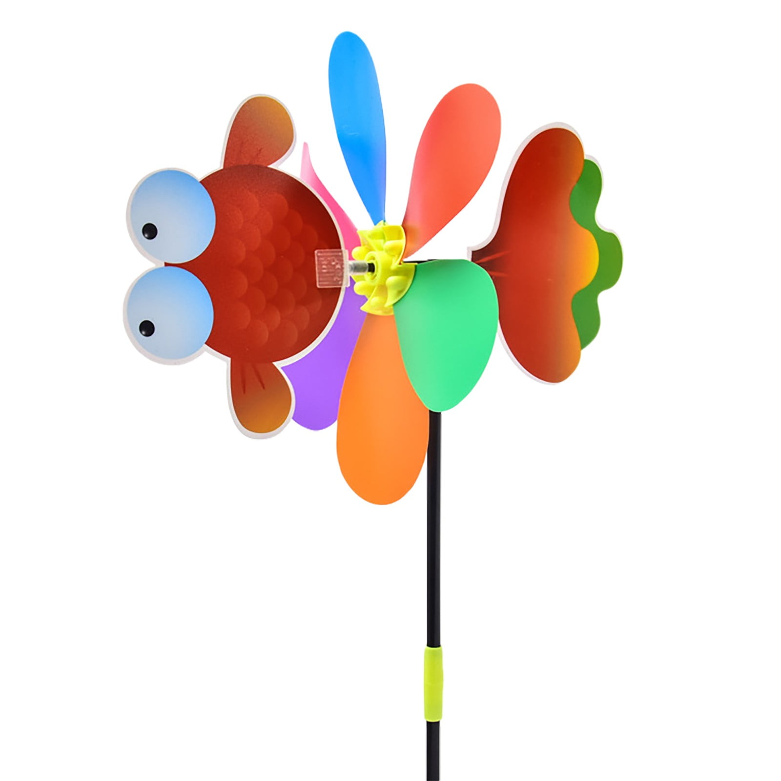 WYQLFSB Garden Pinwheels Wind Spinners with Metal Stakes Colorful Decor ...