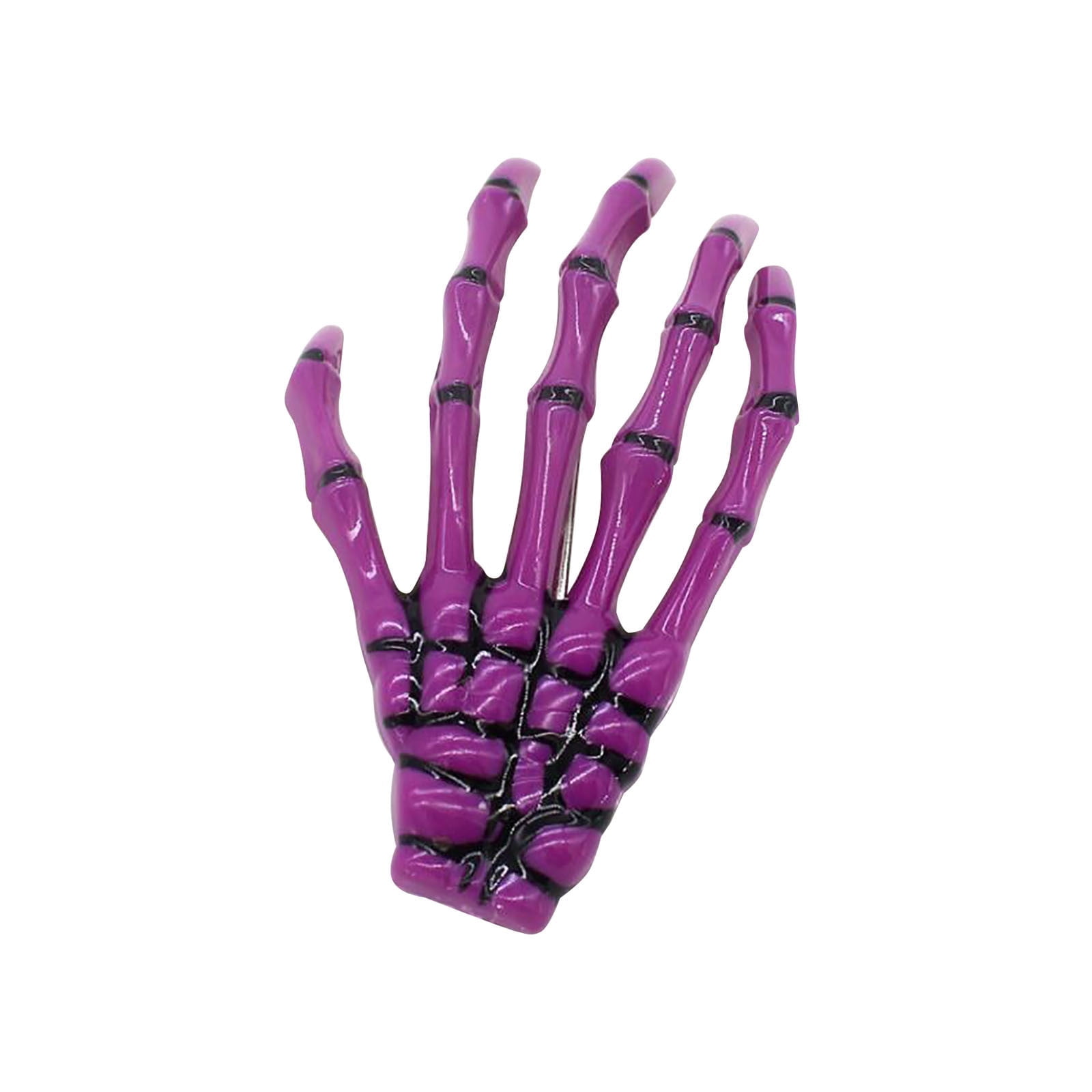 WYQLFSB Gothic Hair Clips Ghost Hand Hair Claw Clips Metal Skeleton ...