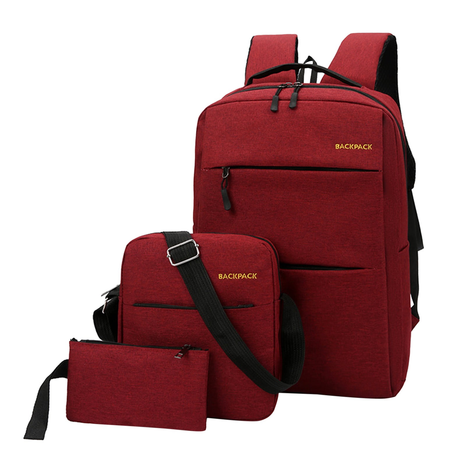 WYQLFSB Laptop Travel Backpack Travel Personal Item Size Black ...