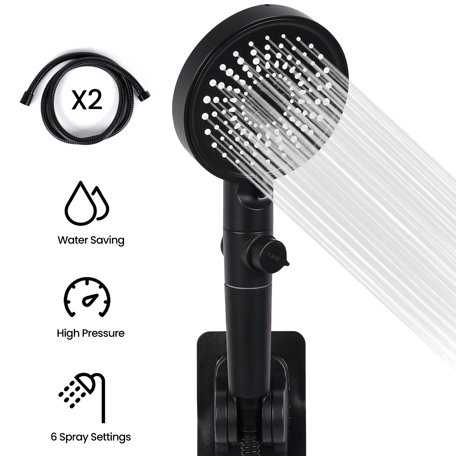 Speakman Hotel Anystream High Pressure 2.5 GPM Adjustable Shower Head ...