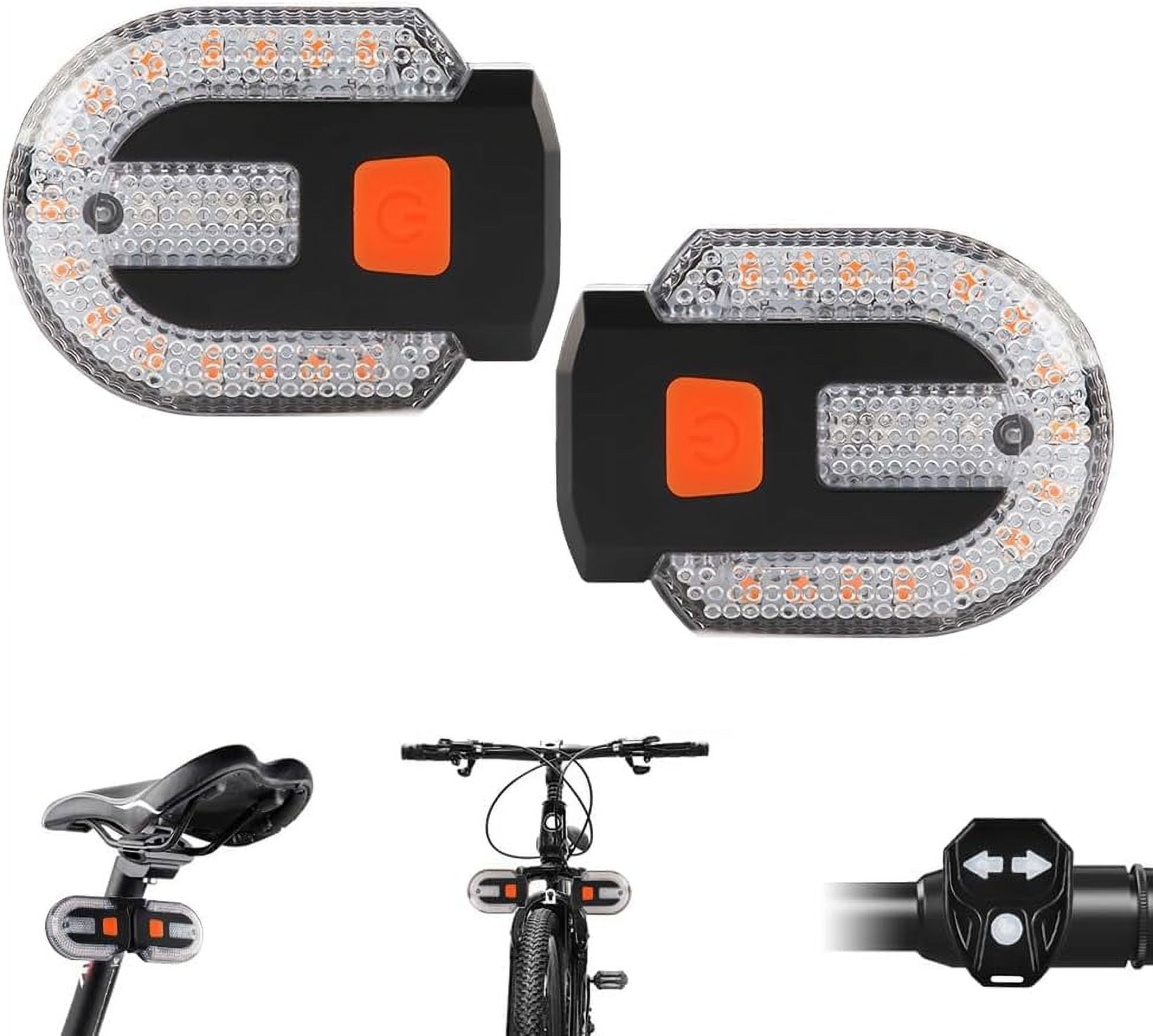 WYXSH Bike Tail Light with Turn Signal,USB Rechargeable Turn Signal ...