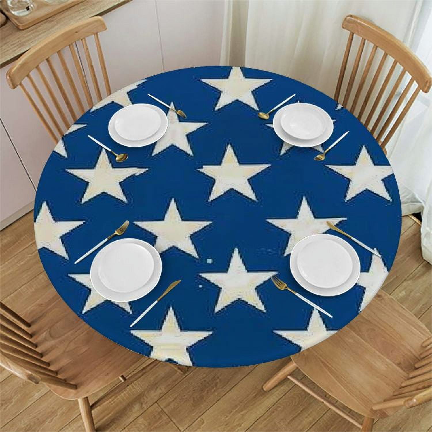 WYYP 4th of July Tablecloth Disposable Waterproof Table Cover for ...