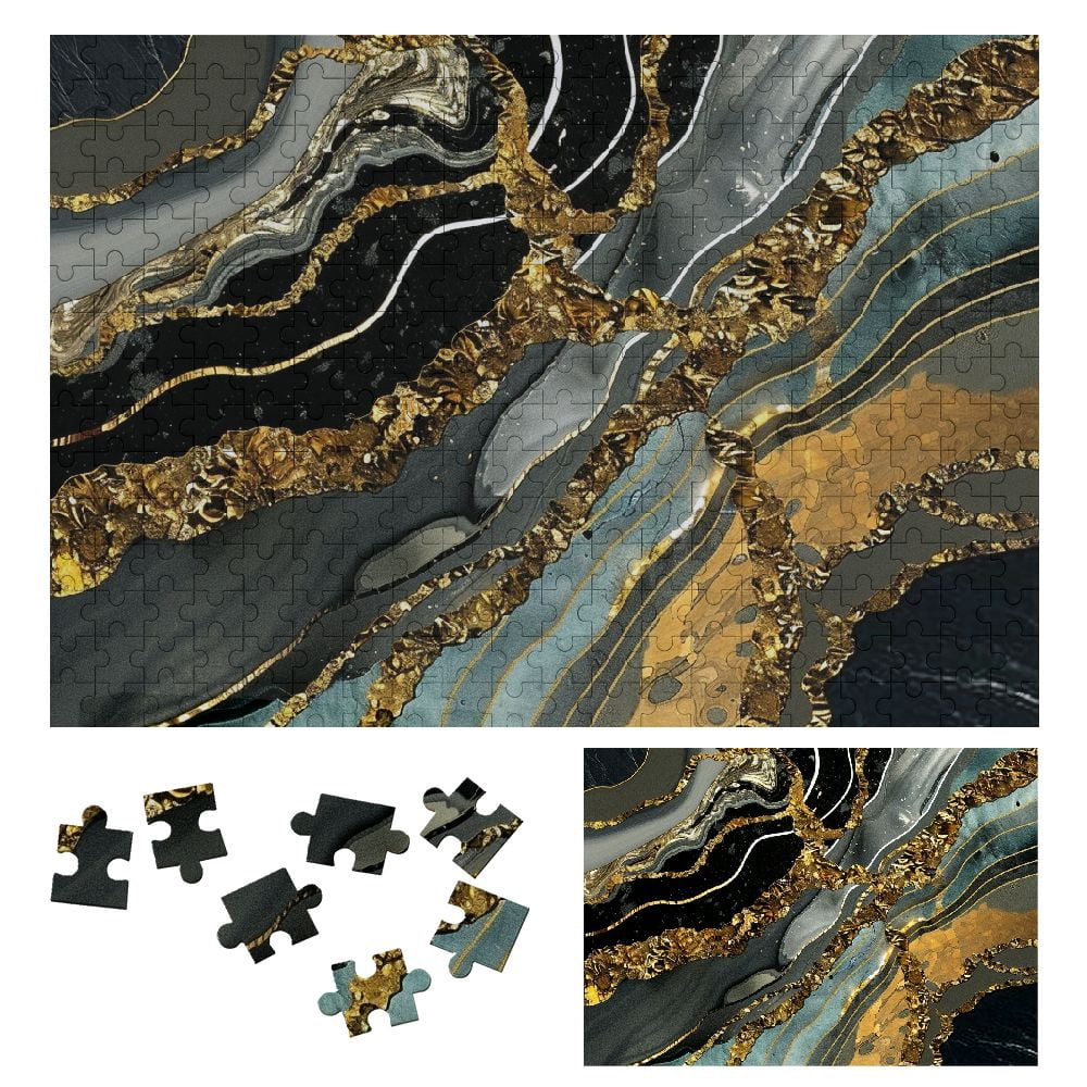 WYYP Abstract Art Wooden Jigsaw Puzzle Challenging Difficult Wood ...