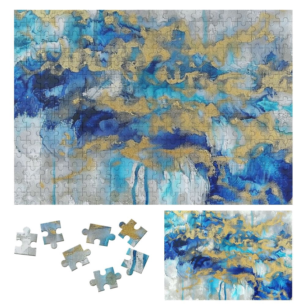 WYYP Abstract Art Wooden Puzzle Challenging Difficult Wood Puzzles for ...