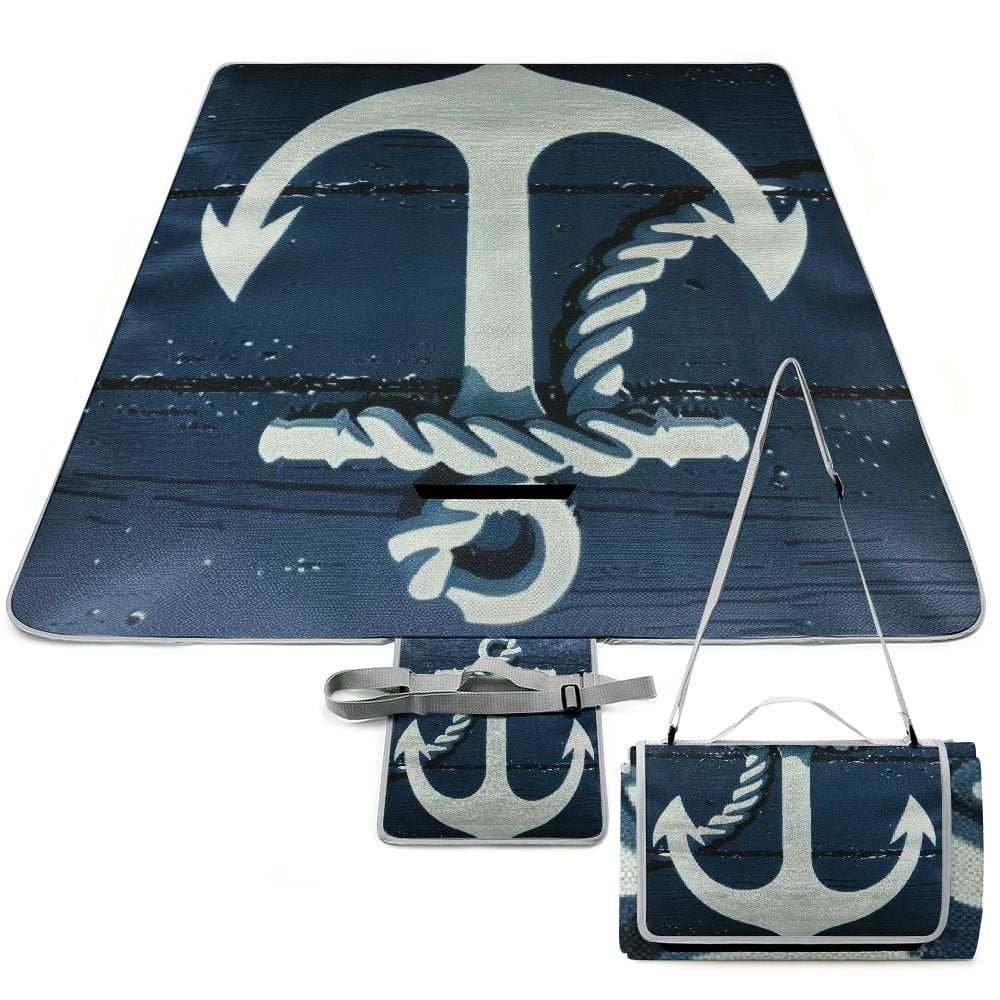WYYP Anchor Rope Hook Square Outdoor Picnic Mat Foldable for Camping ...