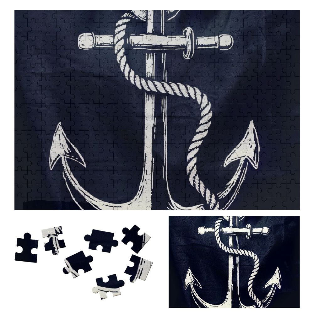 WYYP Anchor Rope Symbolism Wooden Jigsaw Puzzle for Adults and Kids 300 ...