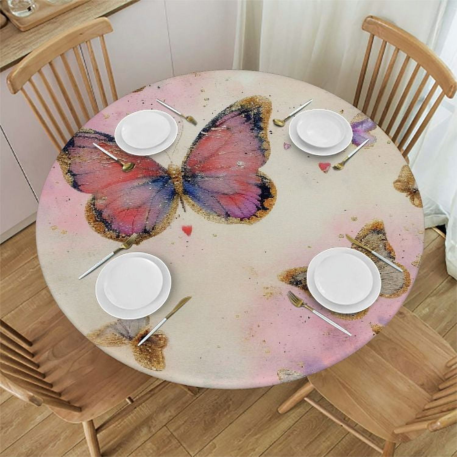 WYYP Butterfly Party Decorations, Butterfly Tablecloth Watercolor ...