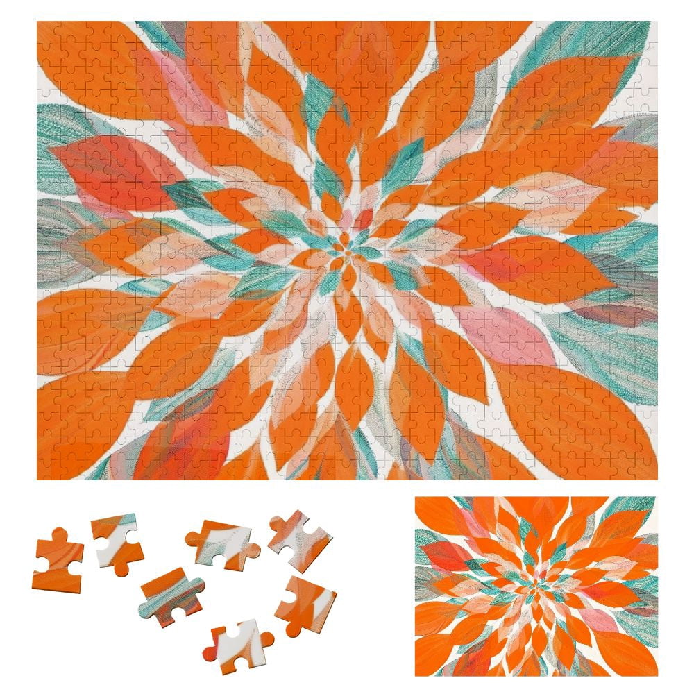 WYYP Circular Pattern Wooden Jigsaw Puzzle Challenging Difficult Wood ...