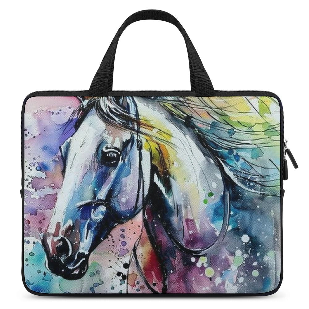WYYP Colorful Horse Laptop Sleeve Carrying Bag Diving Fabric Soft ...