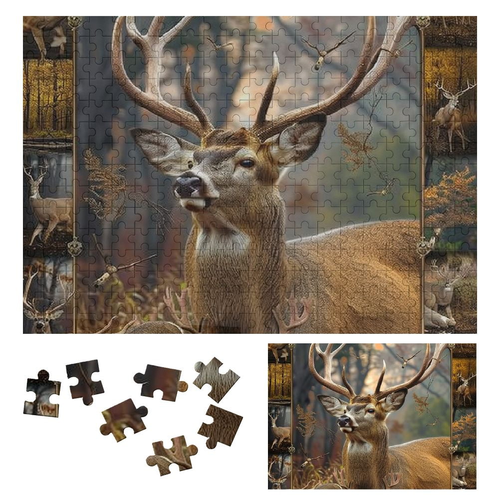 WYYP Deer Nature Wallpapers Challenging Difficult Wood Puzzles for ...