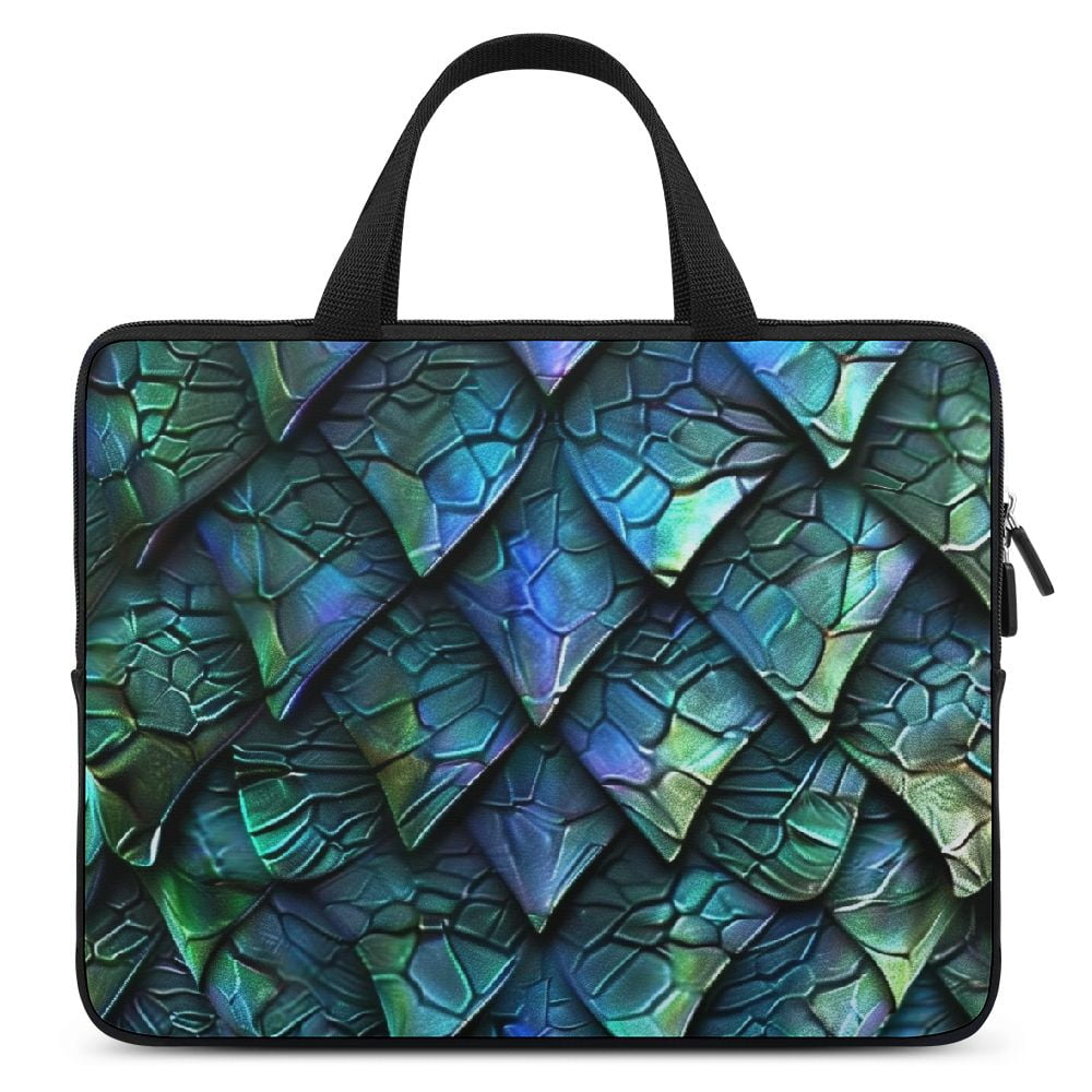 WYYP Dragon Skin Pattern Neoprene Laptop Bag Soft Carrying Travel Case ...