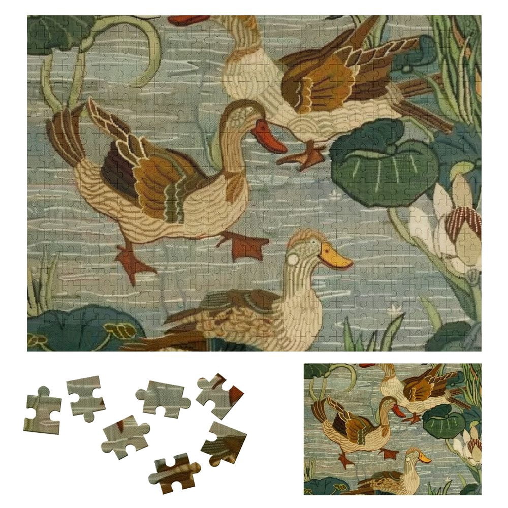 WYYP Ducks Pond Plants Wooden Jigsaw Puzzle for Adults and Kids ...