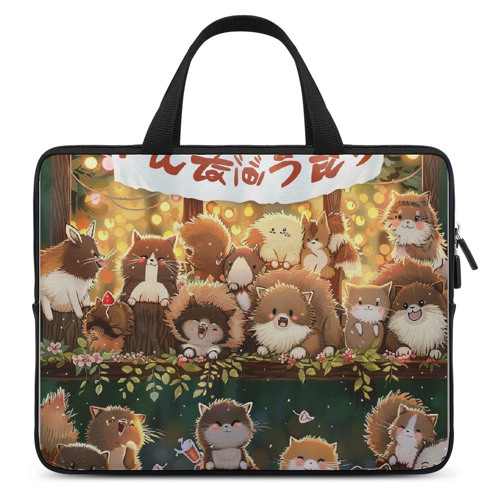 WYYP Furry Art Laptop Bag Diving Fabric Tablet Cover Neoprene for Tech ...