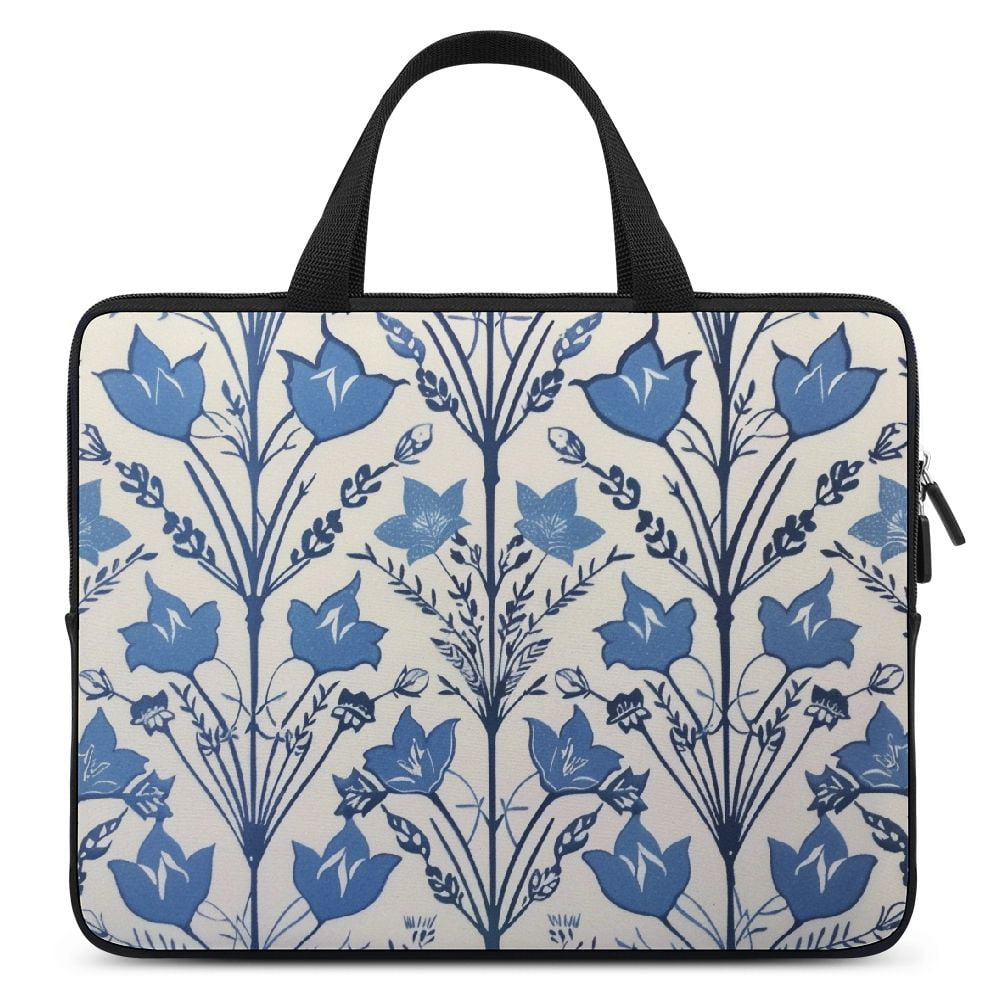 WYYP Leaves Flowers Wallpaper Laptop Sleeve Protective Handle Case ...