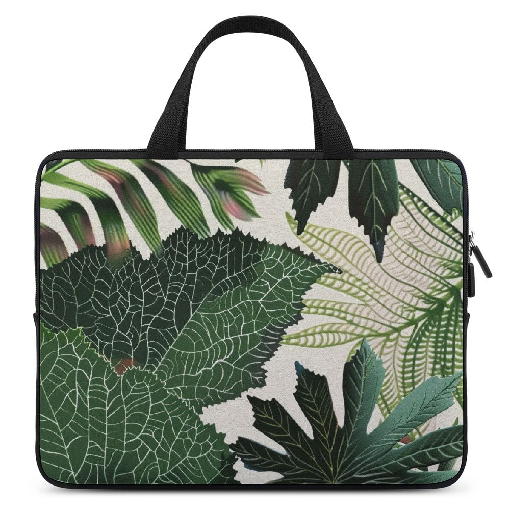 WYYP Leaves Plant Foliage Laptop Sleeve Carrying Bag Protective Handle ...