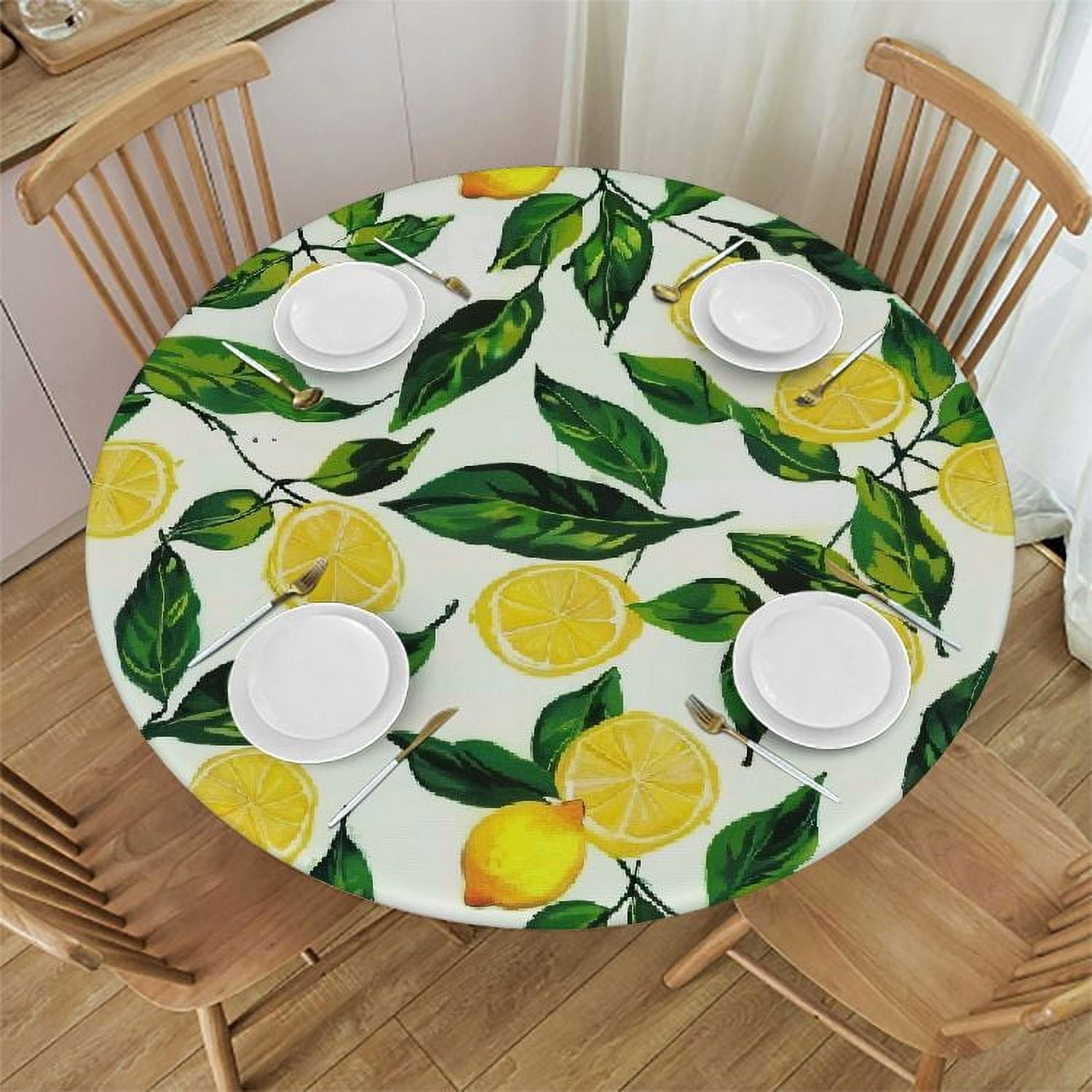 ONETECH Tablecloth Lemon Birthday Party Decorations Lemon Table Cloth ...