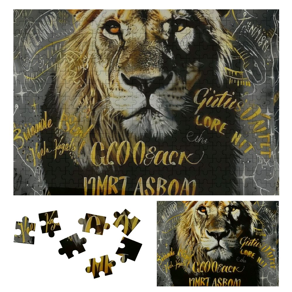 WYYP Lion Lioness Backpack Wooden Jigsaw Puzzle Challenging Difficult ...