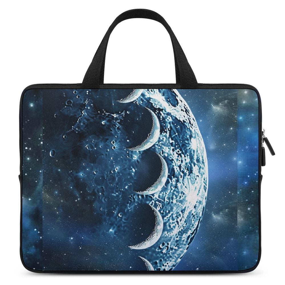 WYYP Moon Stars Space Art Laptop Bag Diving Fabric Computer Protective ...