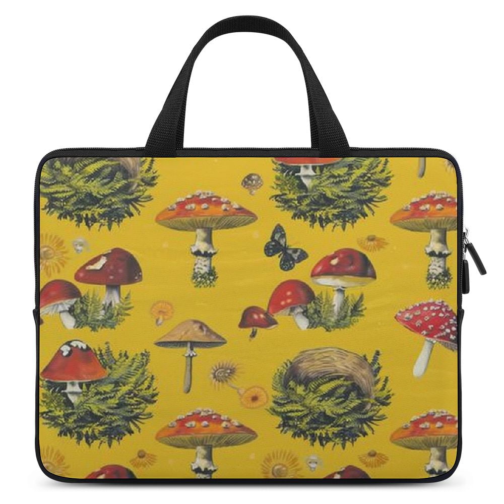 WYYP Mushrooms Laptop Bag Diving Fabric Soft Carrying Travel Case Idea ...