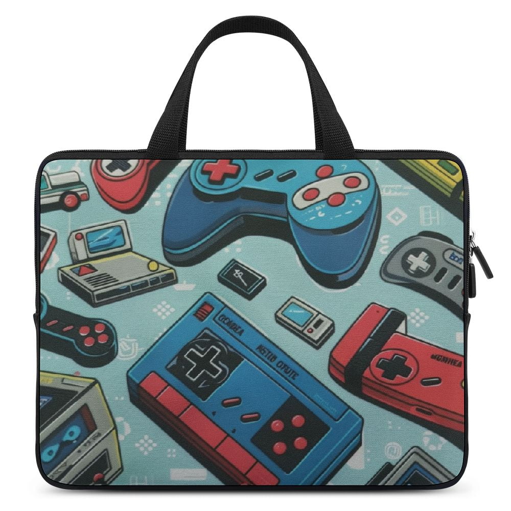 WYYP Retro Gaming Laptop Bag Diving Fabric Soft Carrying Travel Case ...