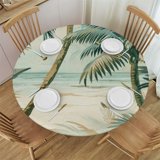 WYYP Round Table Cover 100% Polyester Fabric Multiple Sizes Machine ...