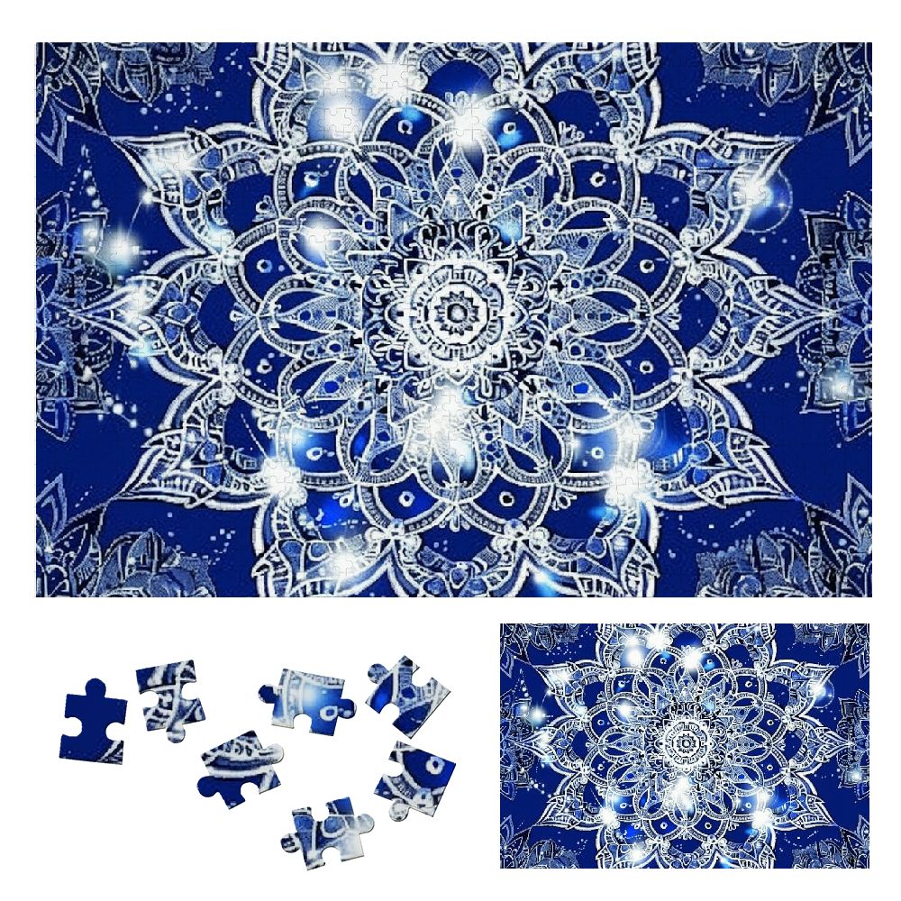 WYYP Stars Circles Amanda Sage Wooden Jigsaw Puzzle Challenging ...