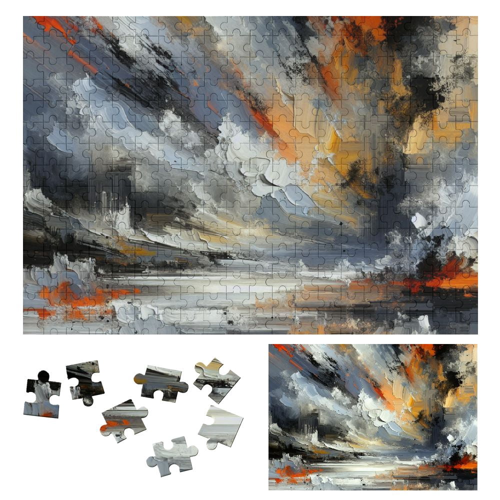 WYYP Texture Strokes Wooden Jigsaw Puzzle Challenging Difficult Wood ...
