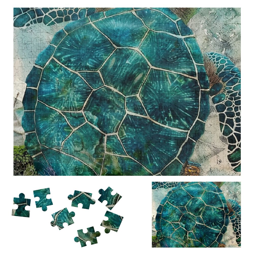 WYYP Turtle Ocean Land Wooden Puzzle Challenging Difficult Wood Puzzles ...