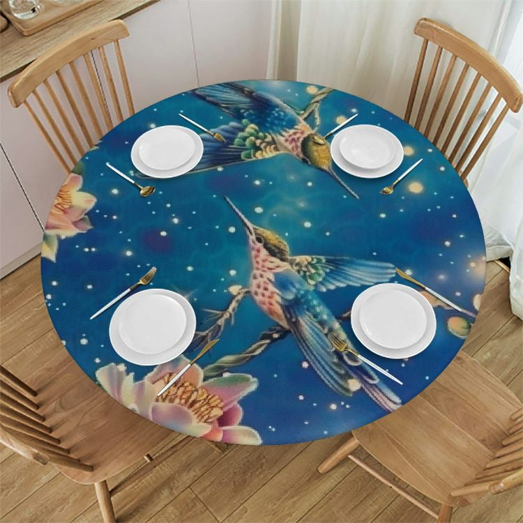 WYYP Waterproof Hummingbird Flowers and Butterflies Galaxy Background ...