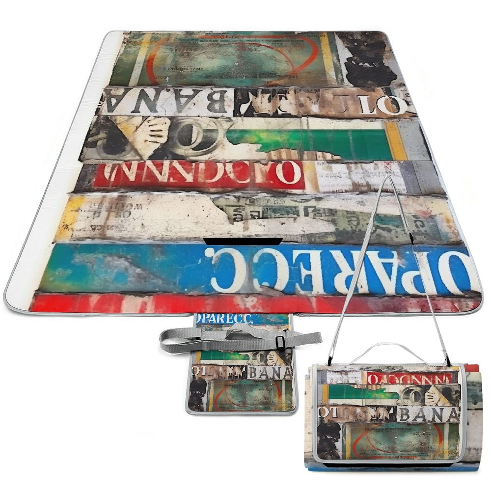 WYYP Waterproof Outdoor Picnic Blanket for Camping, Park, Beach, Grass ...