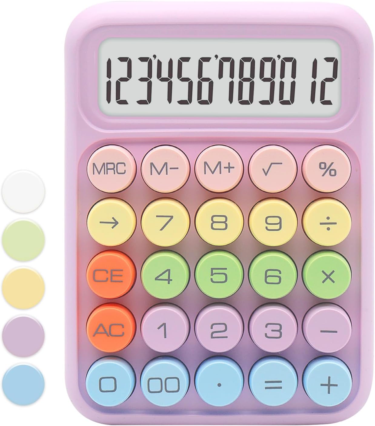 WYZZHY Gradient Green Calculator Standard Calculator with 12 Digit ...