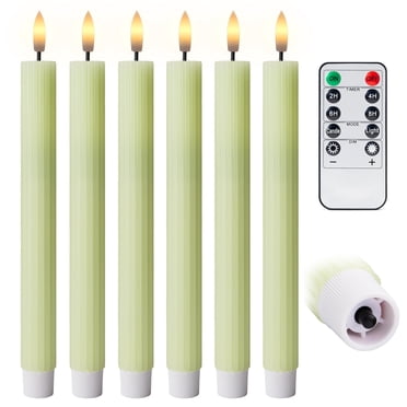 LumiPur Signature Natural Glow Flickering Flameless LED Wax Pillar ...