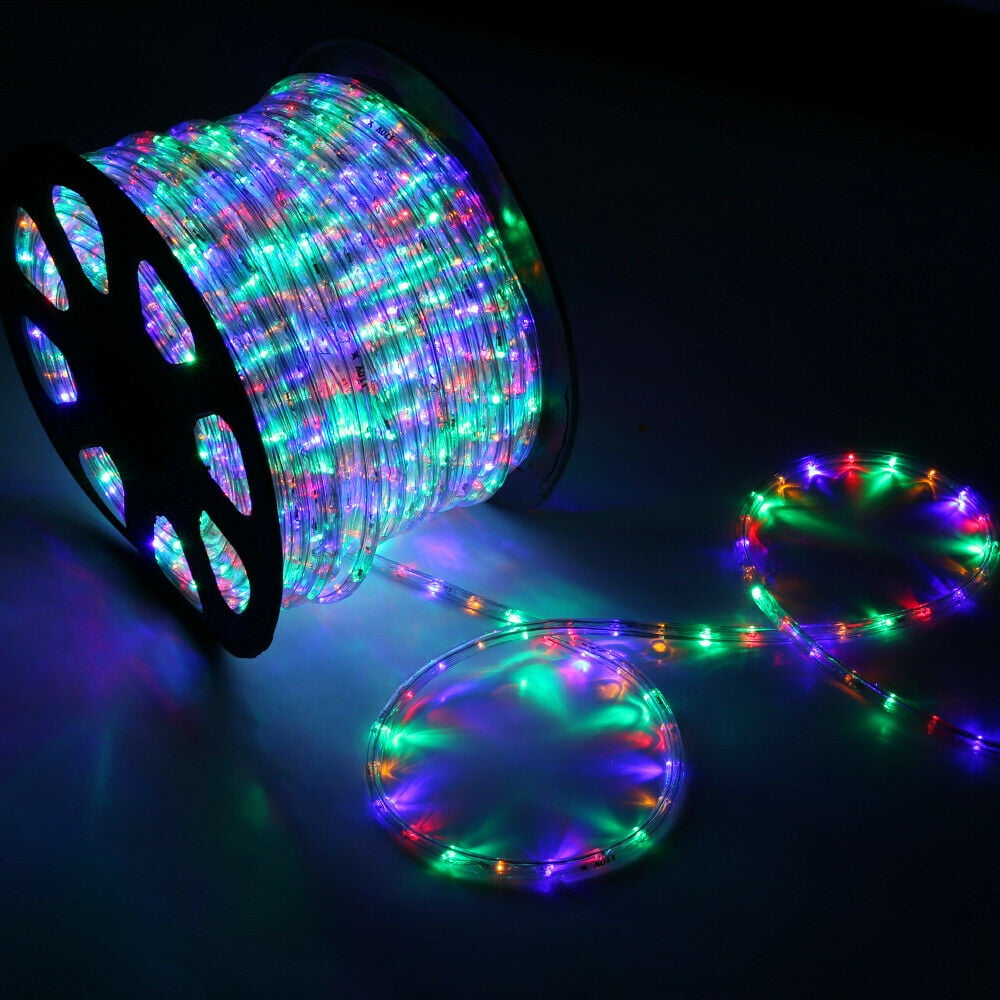 WYZworks 100 feet LED Rope Lighting (RGB) Cool White, Warm White, Green ...