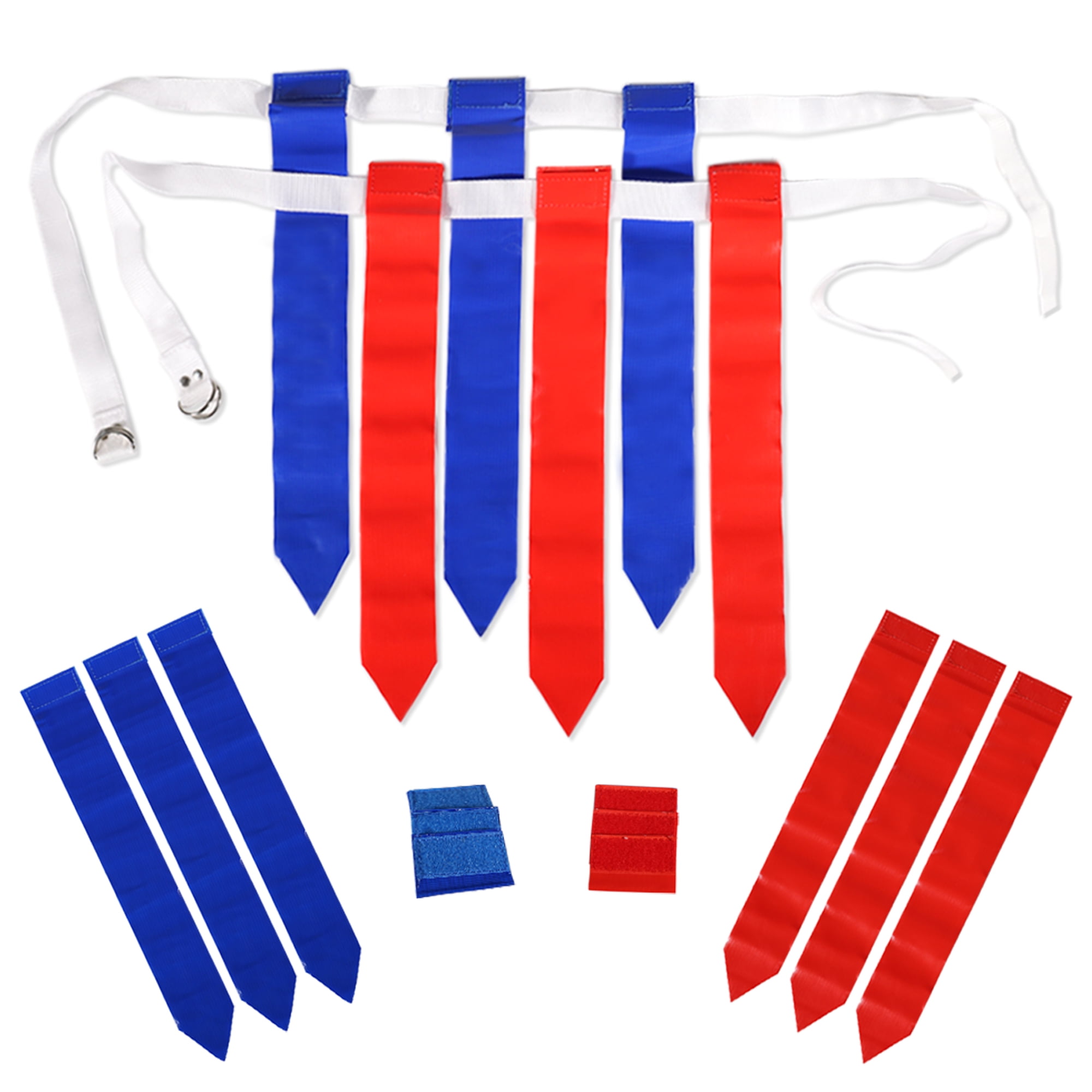 WYZworks 12 Player Flag Football Kit, 3 Flags Per Belt, Youth and Adult ...