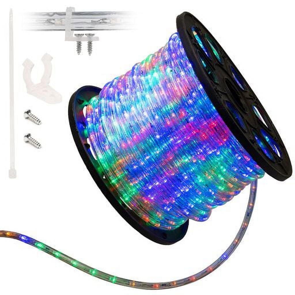 WYZworks 150 feet LED Rope Lighting (RGB) Cool White, Warm White, Green ...