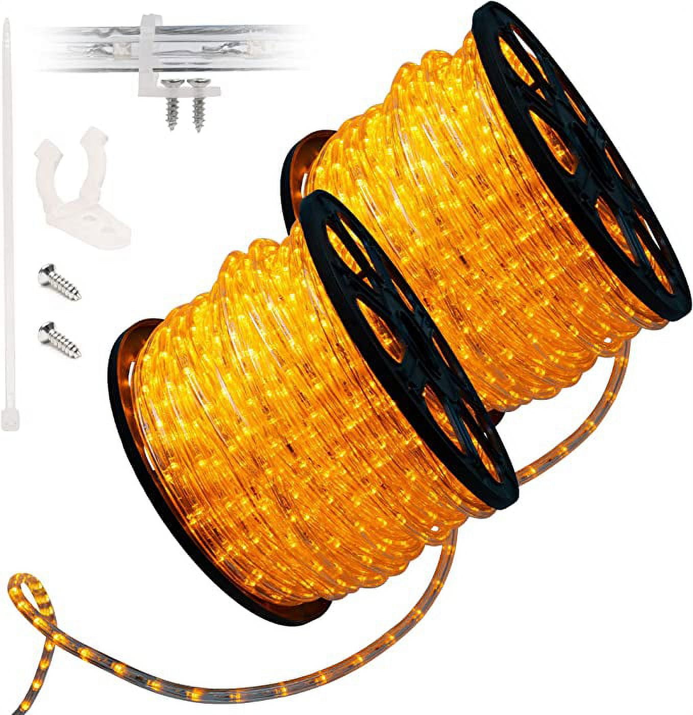 WYZworks 300ft LED Rope Lights, Permanent Outdoor Waterproof ...