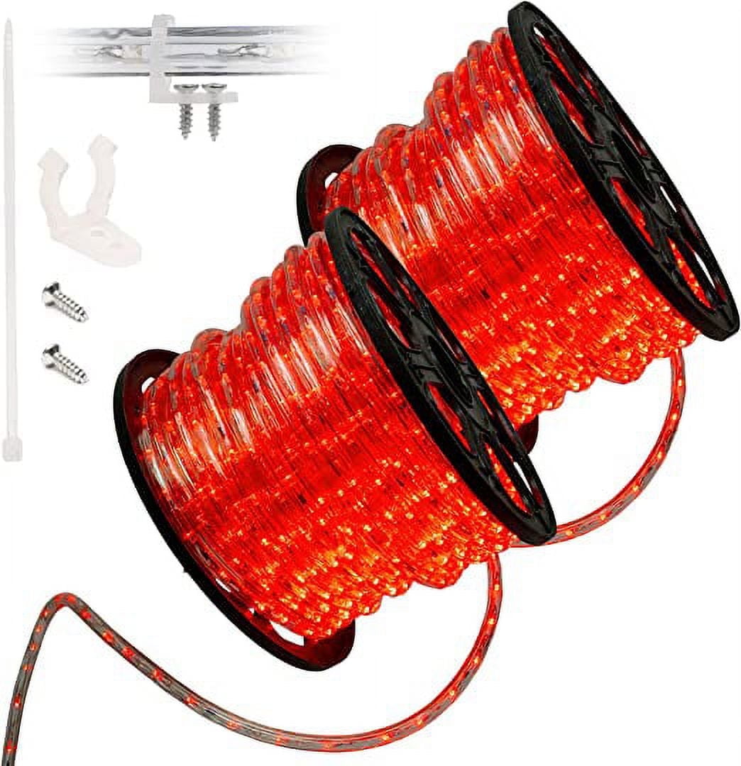 WYZworks 3312LEDs, 300ft LED Rope Light, Connectable Waterproof ...