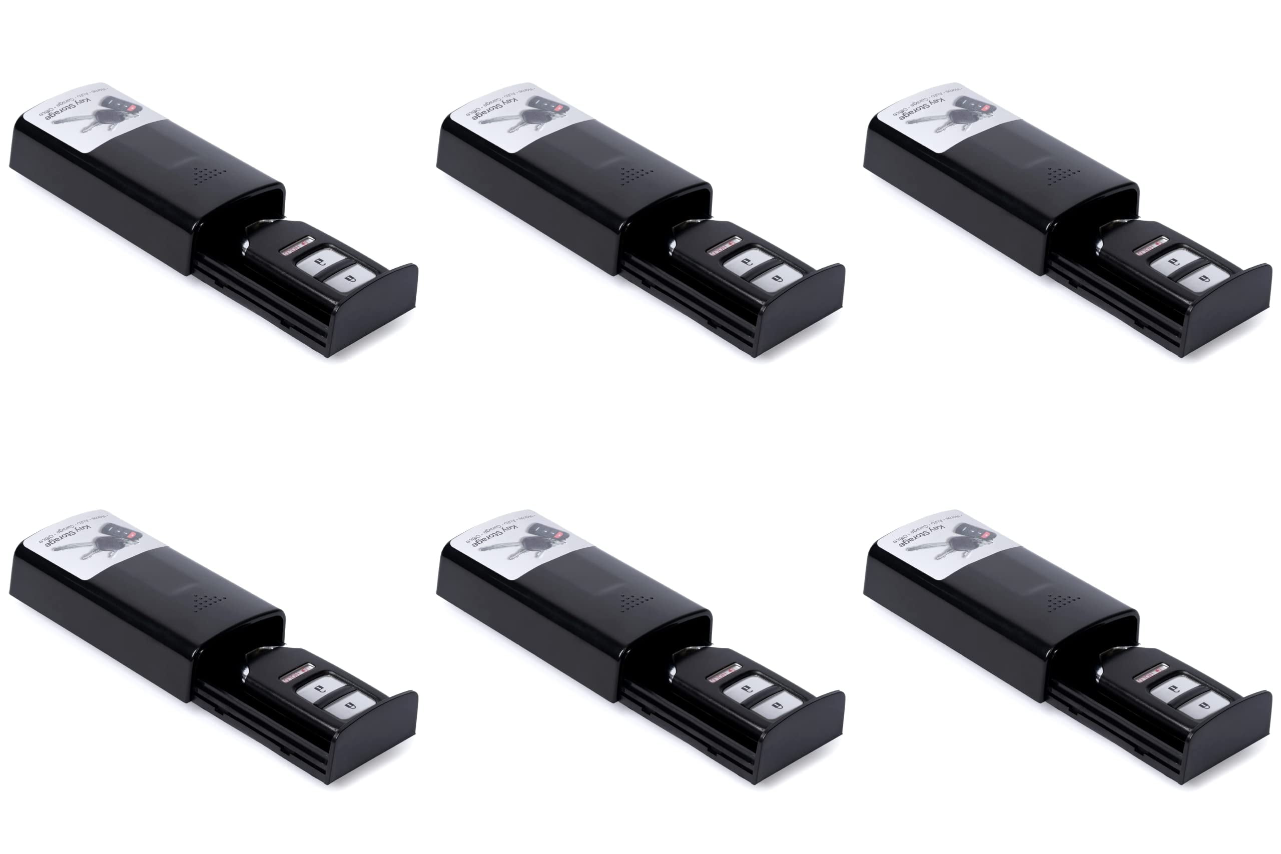 WYZworks 6 Pack XL Magnetic Key Hider, Outdoor Hidden Storage ...