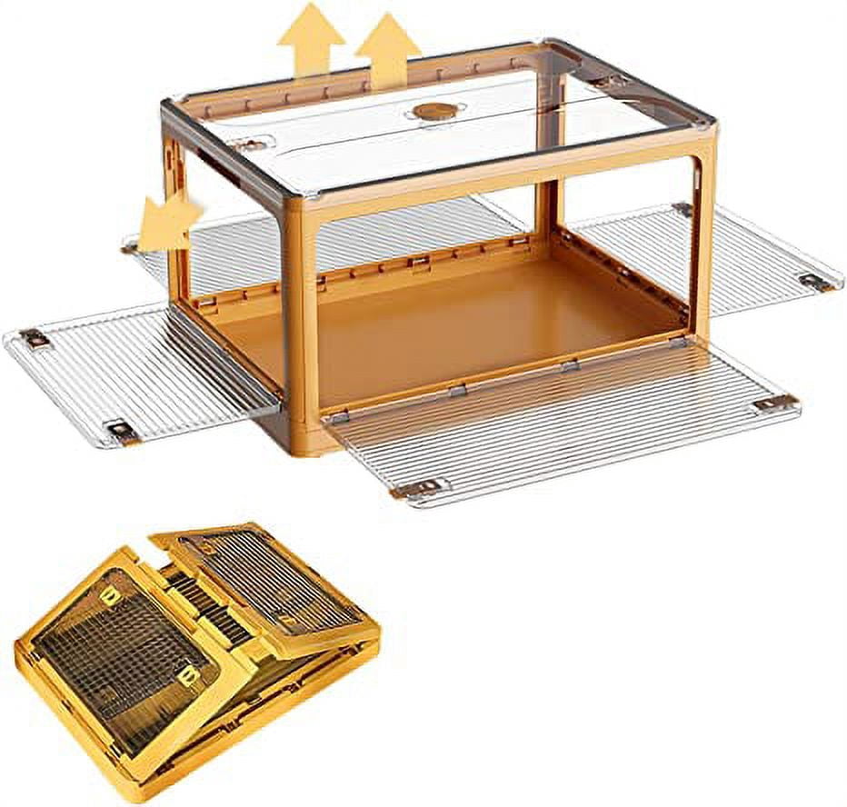 WYZworks Collapsible Storage Boxes with 5 sides Opening - Foldable ...